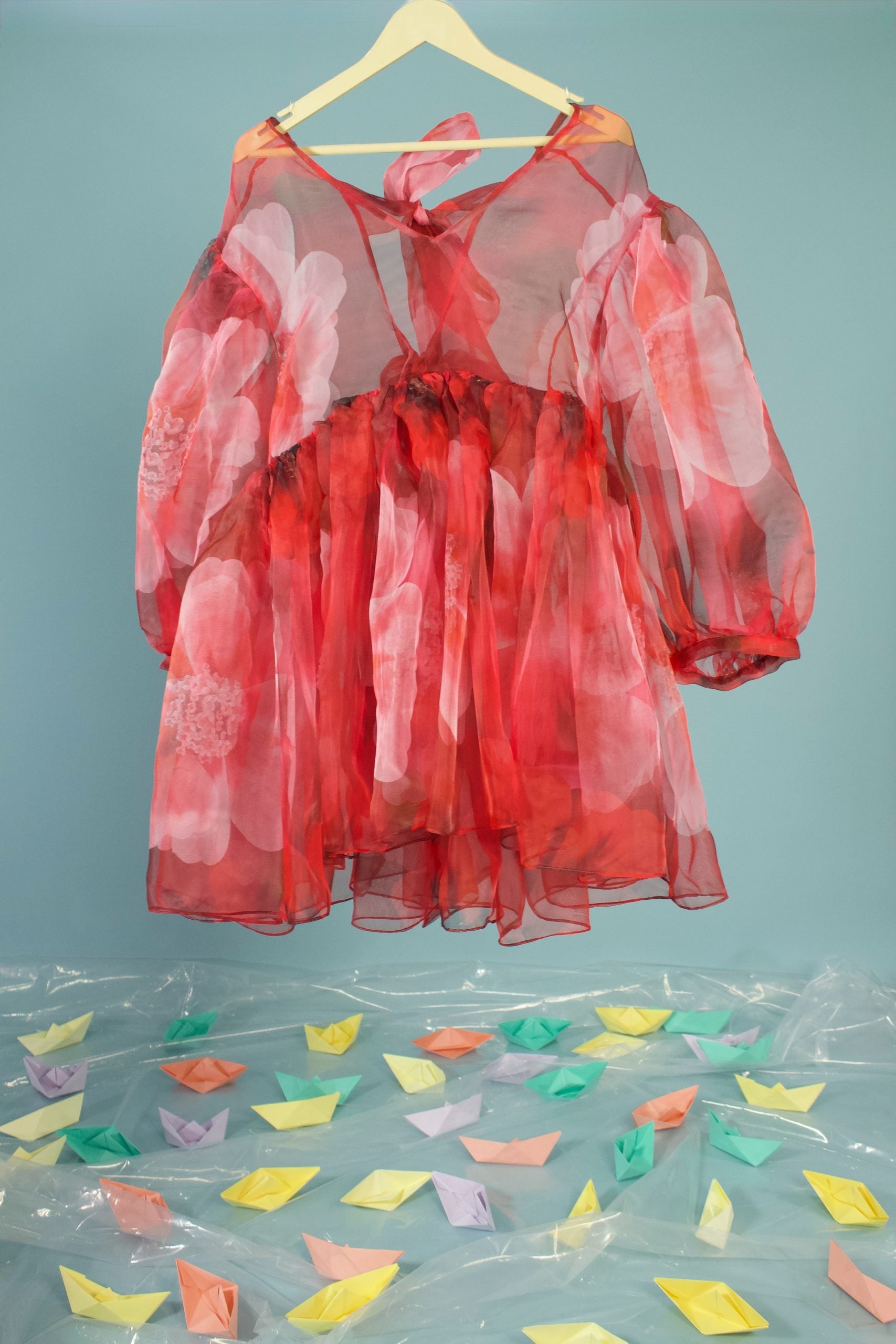 Sugar Bloom Organza Dress – Soski India